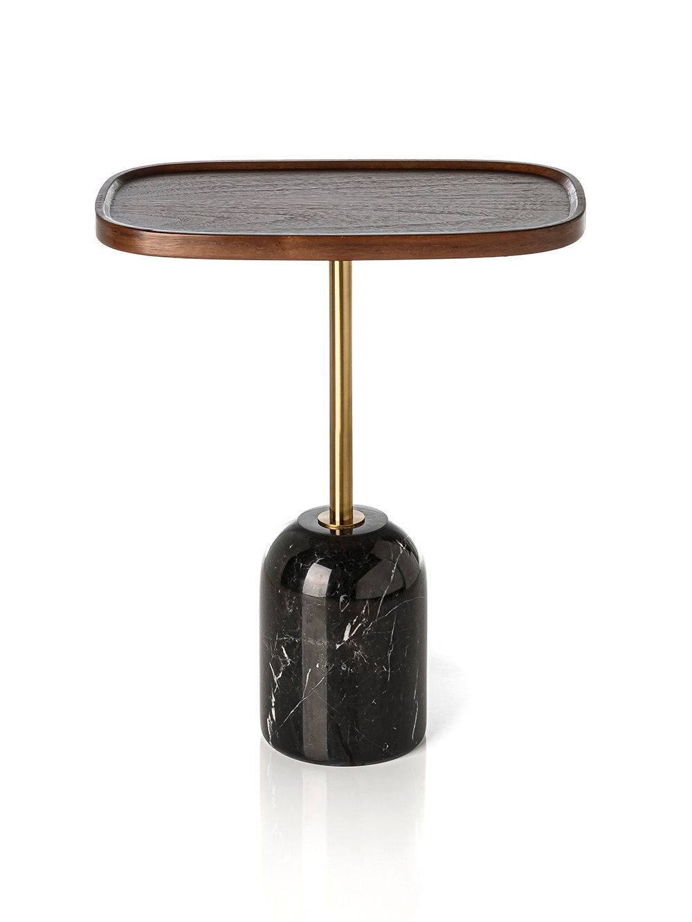 Mesa Lateral Tesa Oval White - Landmark