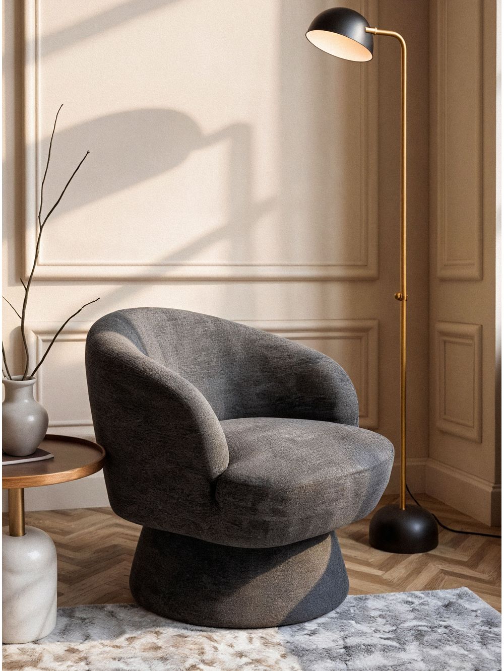 Sillon Routh Charcoal - Landmark